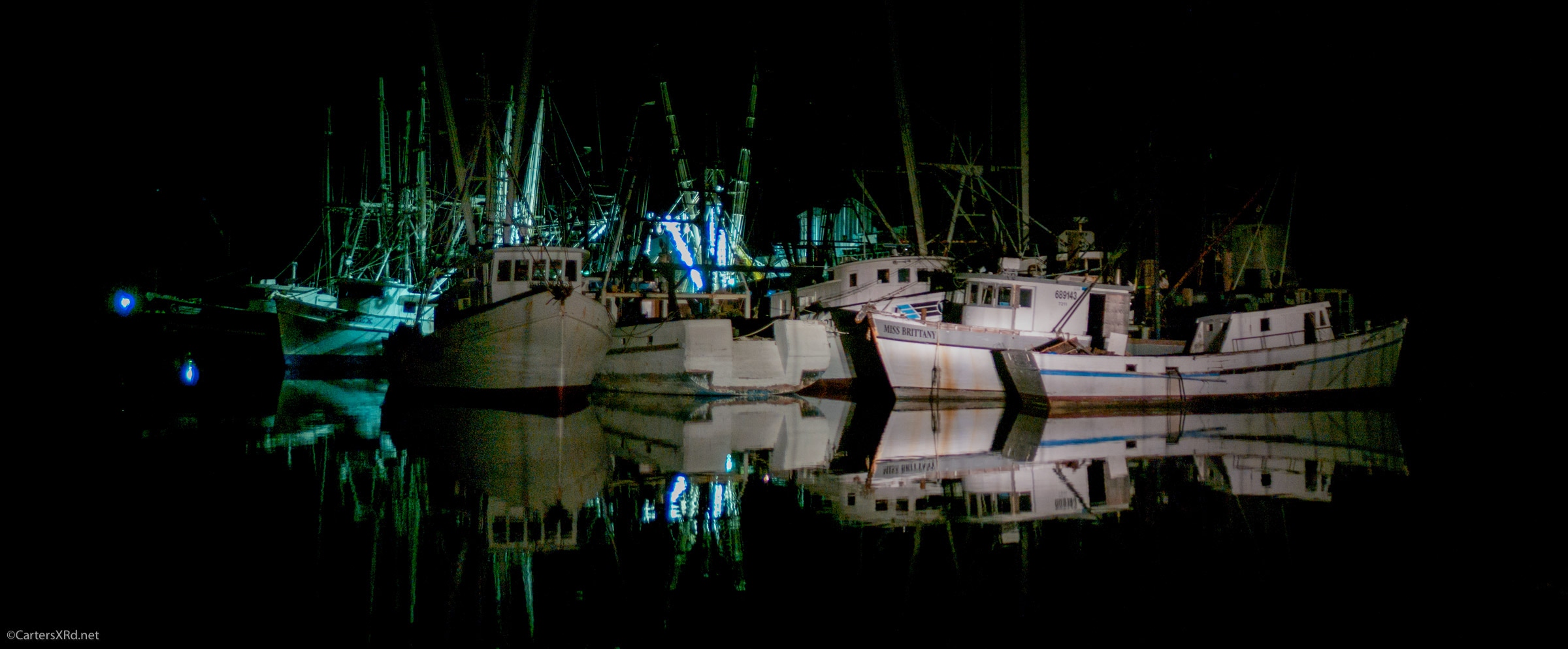 Swan Quarter after dark